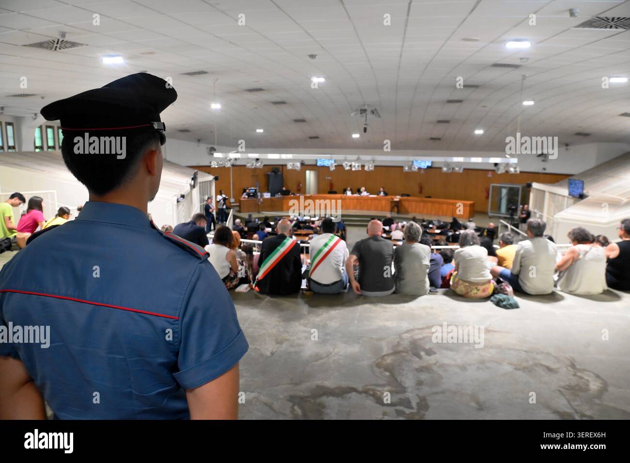 Milano, Italy. 18th June, 2026. Milan, June 18, 2026-Bunker Courtroom ...