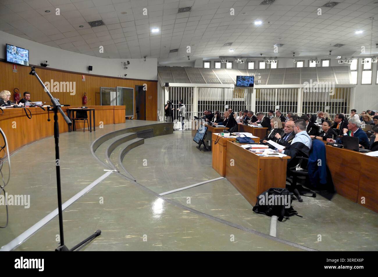 Milano, Italy. 18th June, 2026. Milan, June 18, 2026-Bunker Courtroom ...