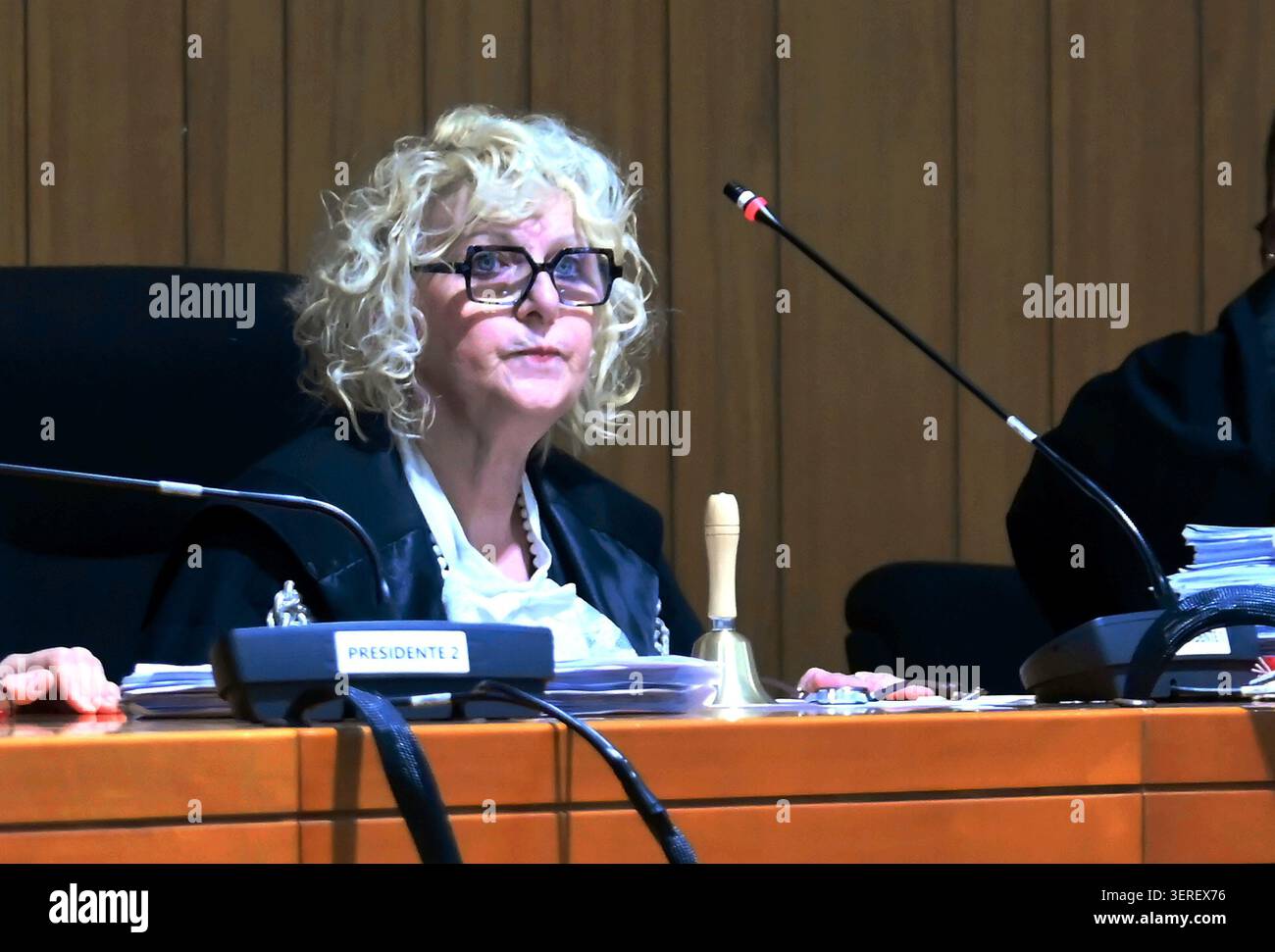 Milano, Italy. 18th June, 2026. Milan, June 18, 2026-Bunker Courtroom ...