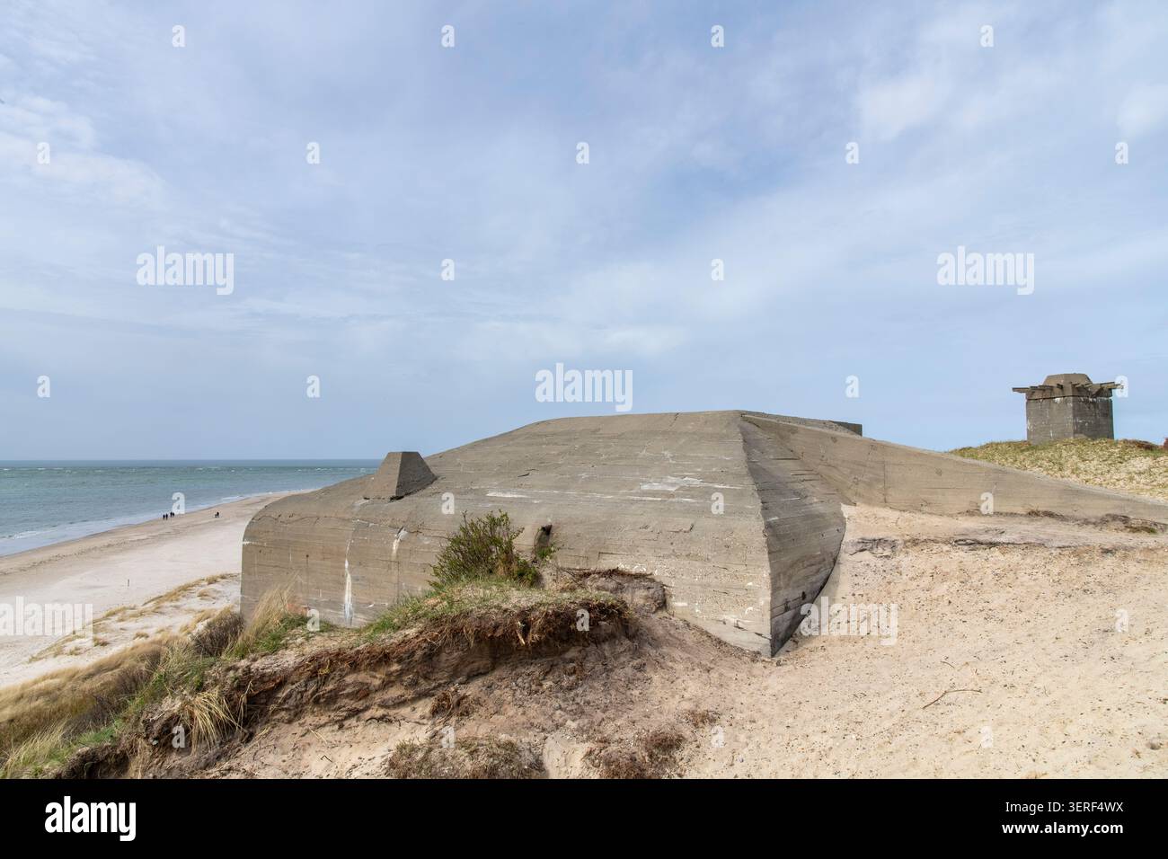 Tirpitz fortifications or bunkers as part of German Atlantic Wall in ...
