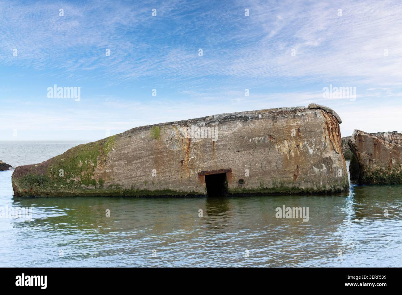 One of the 46 WWII batteries of Vigsø, Denmark part of the ...