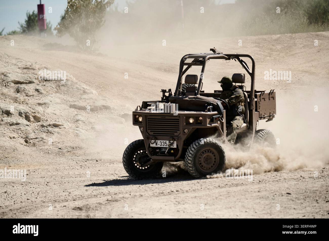 Demonstration of UNAC's Fardier Rider, at Eurosatory International ...