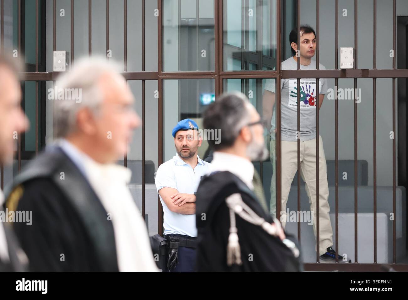 Firenze, Italia. 18th June, 2026. PRESSPHOTO Florence, Bunker Courtroom ...