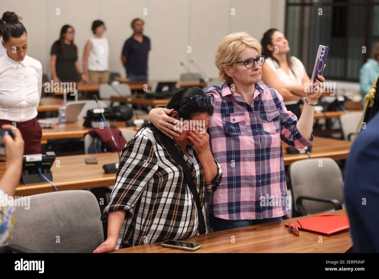 Firenze, Italia. 18th June, 2026. PRESSPHOTO Florence, Bunker Courtroom ...