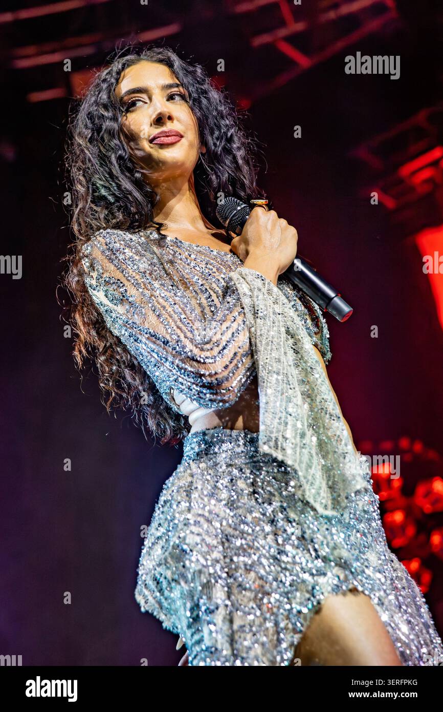 Milan Italy. 17 jun 2026. The American-born French-Haitian singer and ...