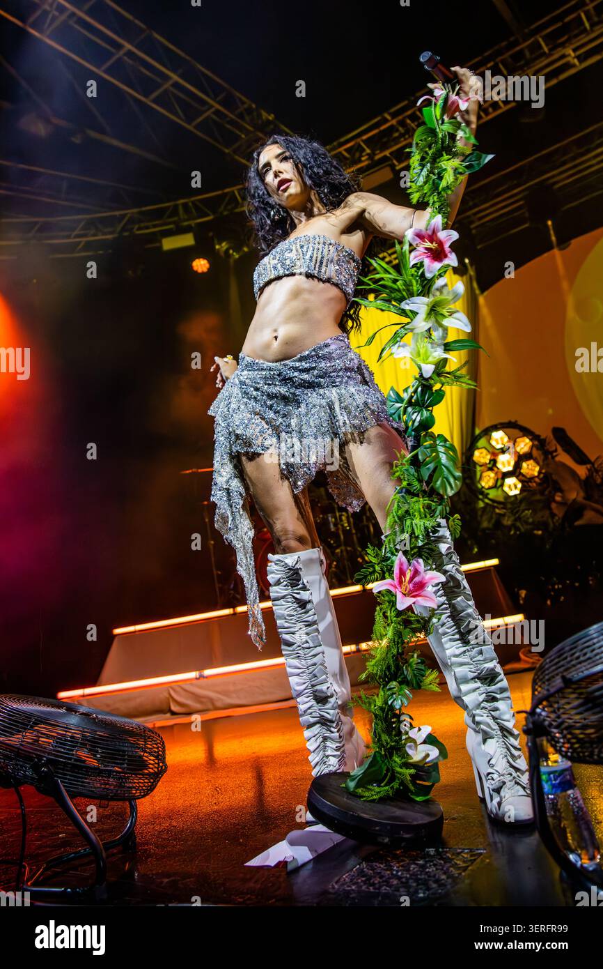 Milan Italy. 17 jun 2026. The American-born French-Haitian singer and ...