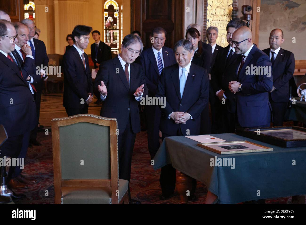 Japanese Emperor Naruhito visits Peace Palace in The Hague, Netherlands ...