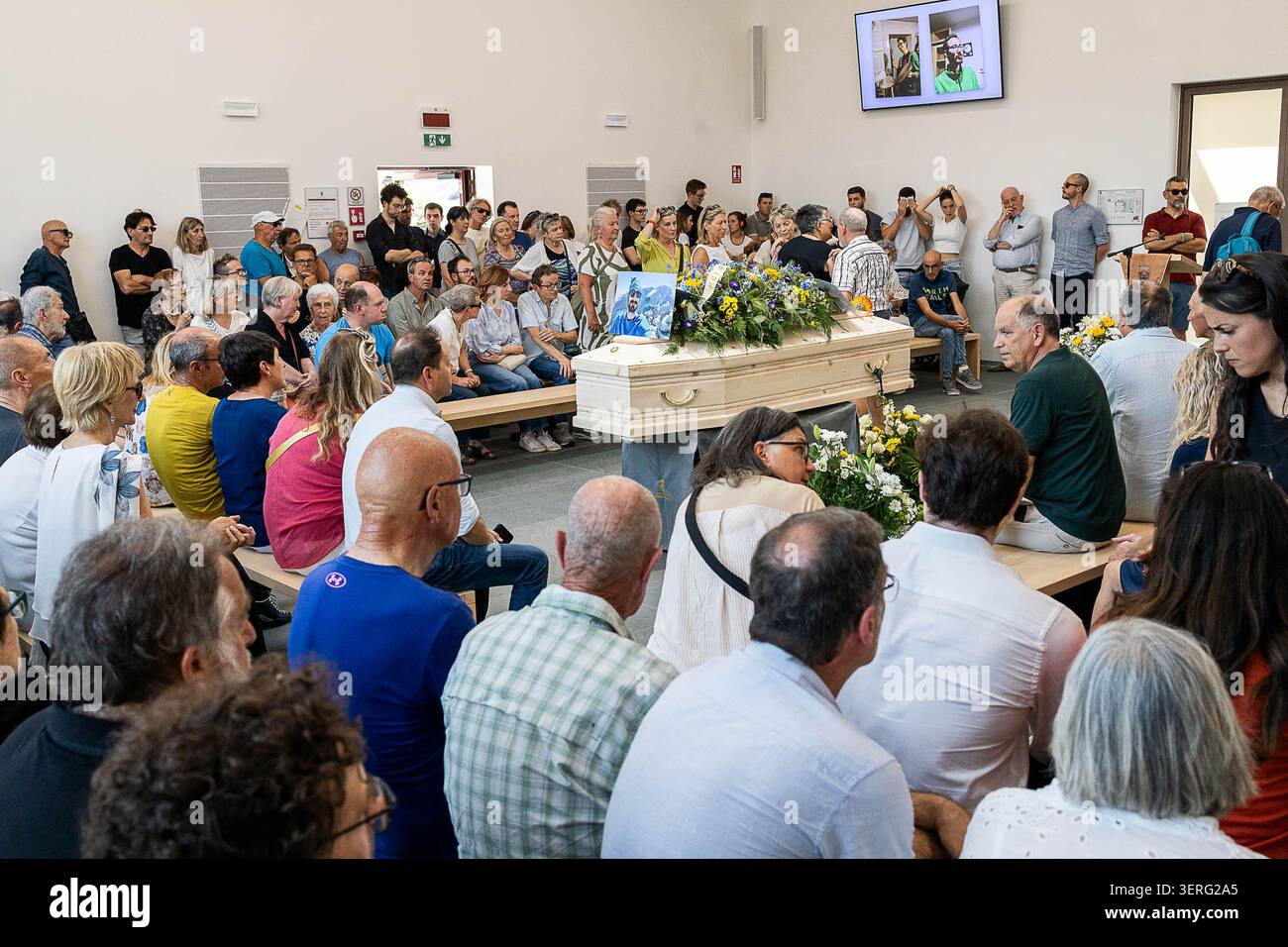 Trento, Trentino. 18th June, 2026. Trento, Sergio Martinelli's Funeral ...