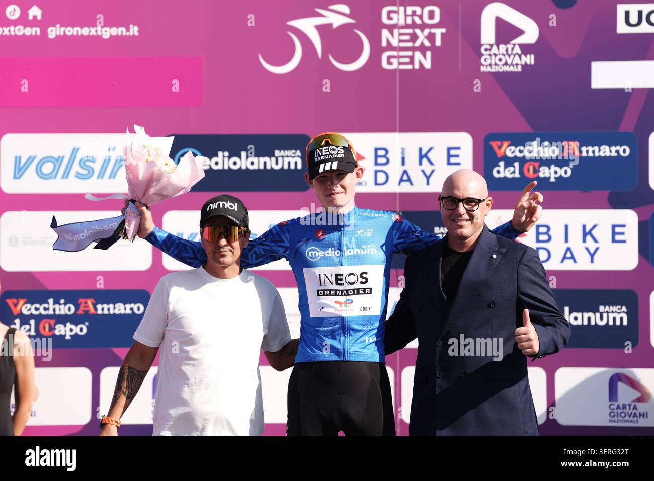 Great Britain's Mattie Dodd of Ineos Grenadiers Racing Academy during ...