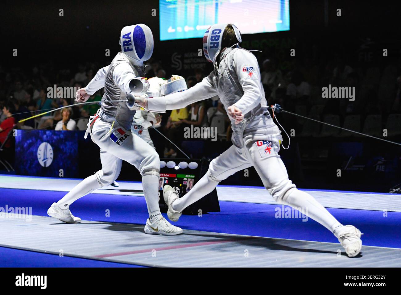 Rafael SAVIN of France against Harry BIRD of Great Britain during 2026 ...
