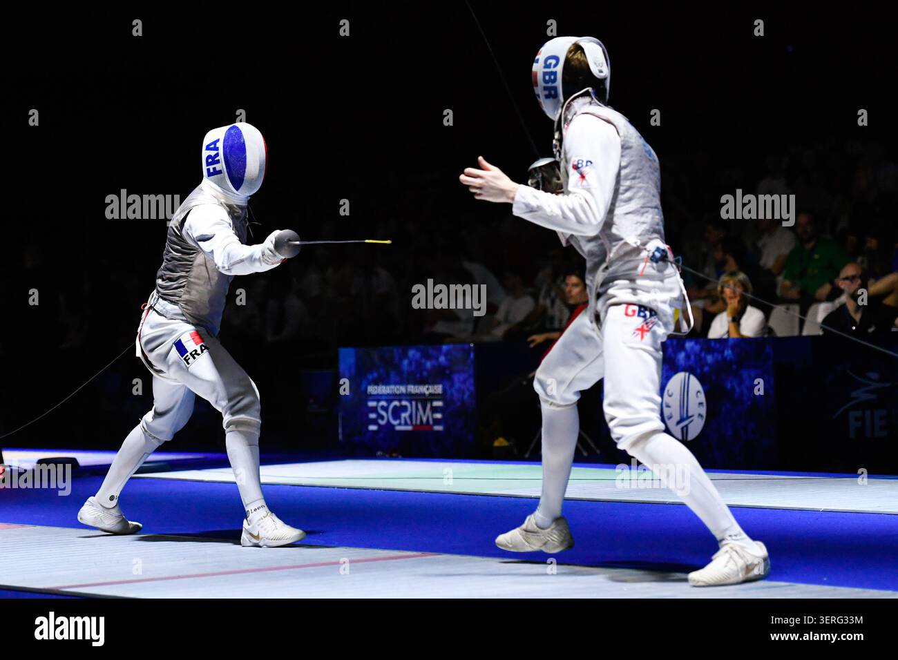 Rafael SAVIN of France against Harry BIRD of Great Britain during 2026 ...