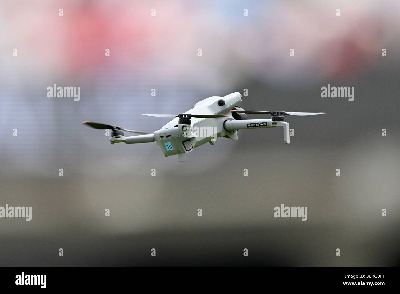 London, England, 18 June 2026 The Sky TV drone in action during the ...