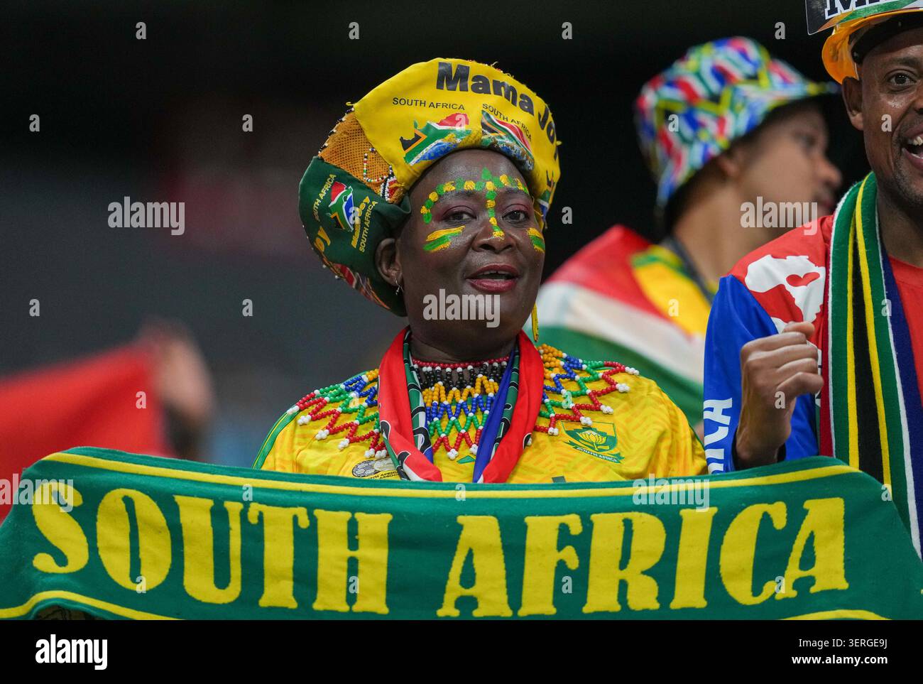 South Africa fans (South Africa) /ls/ during Chezia and South Africa ...