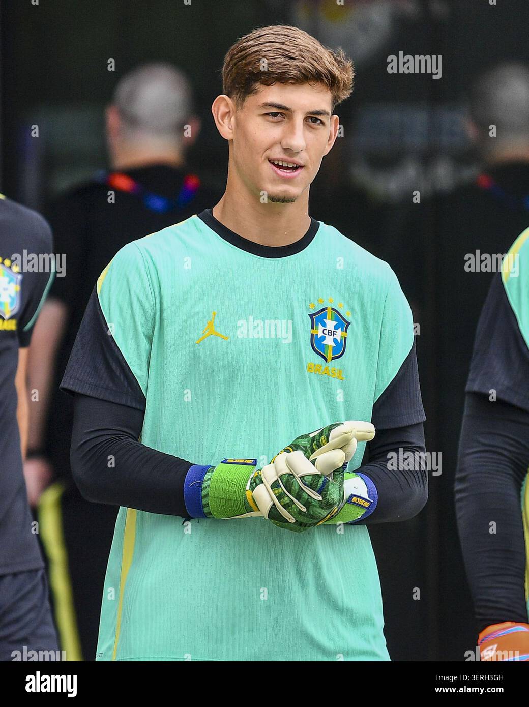 Leo Nannetti enters training at their New Jersey base the Columbia Park ...