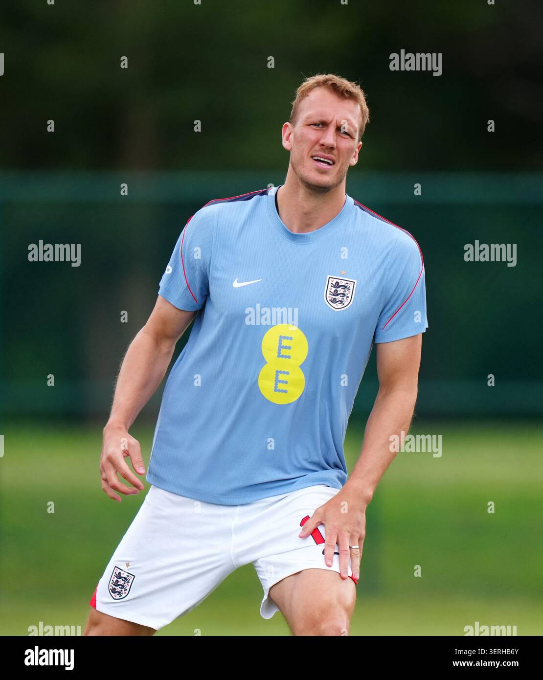 England's Dan Burn during a training session at Swope Soccer Village ...