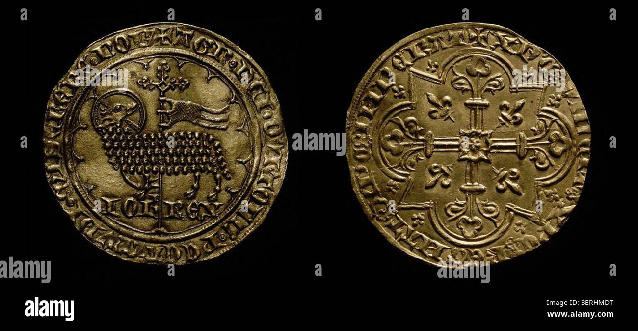 Medieval french numismatics religious coin design royal authority ...
