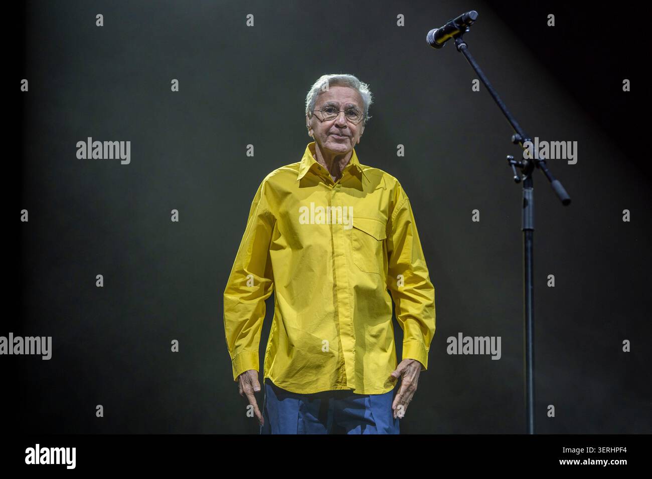 Caetano Veloso in concert. June 4, 2026. (Photo by Acero/Alter Photos ...