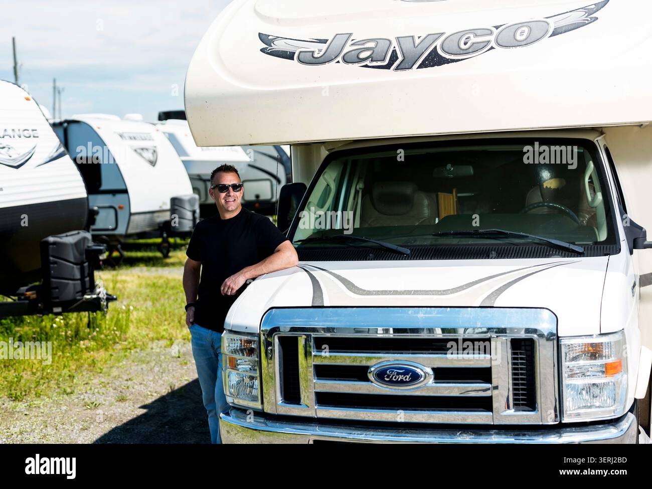 Michael McNaught, President and CEO of RVezy Ottawa, is seen with his ...