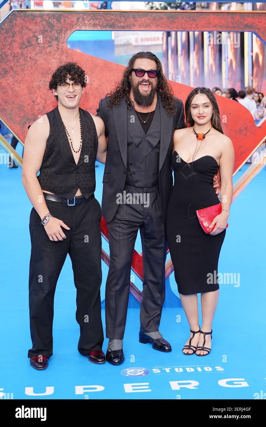 Jason Momoa arrives for a Supergirl fan event at Cineworld Leicester ...