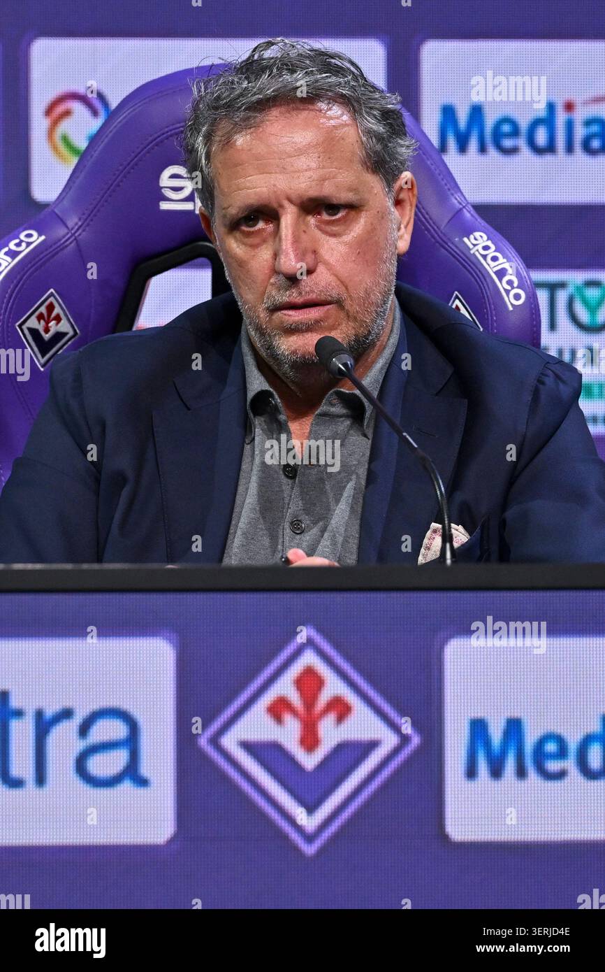 IPA85830068 - ACF Fiorentina sporting director Fabio Paratici speaks ...
