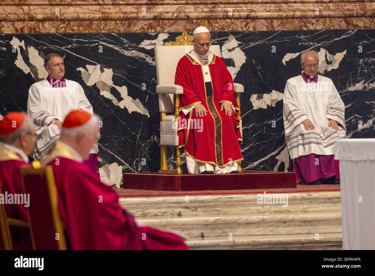 IPA85831925 - Italy, Rome, Vatican, June 18, 2026. Pope Leo XIV attends ...