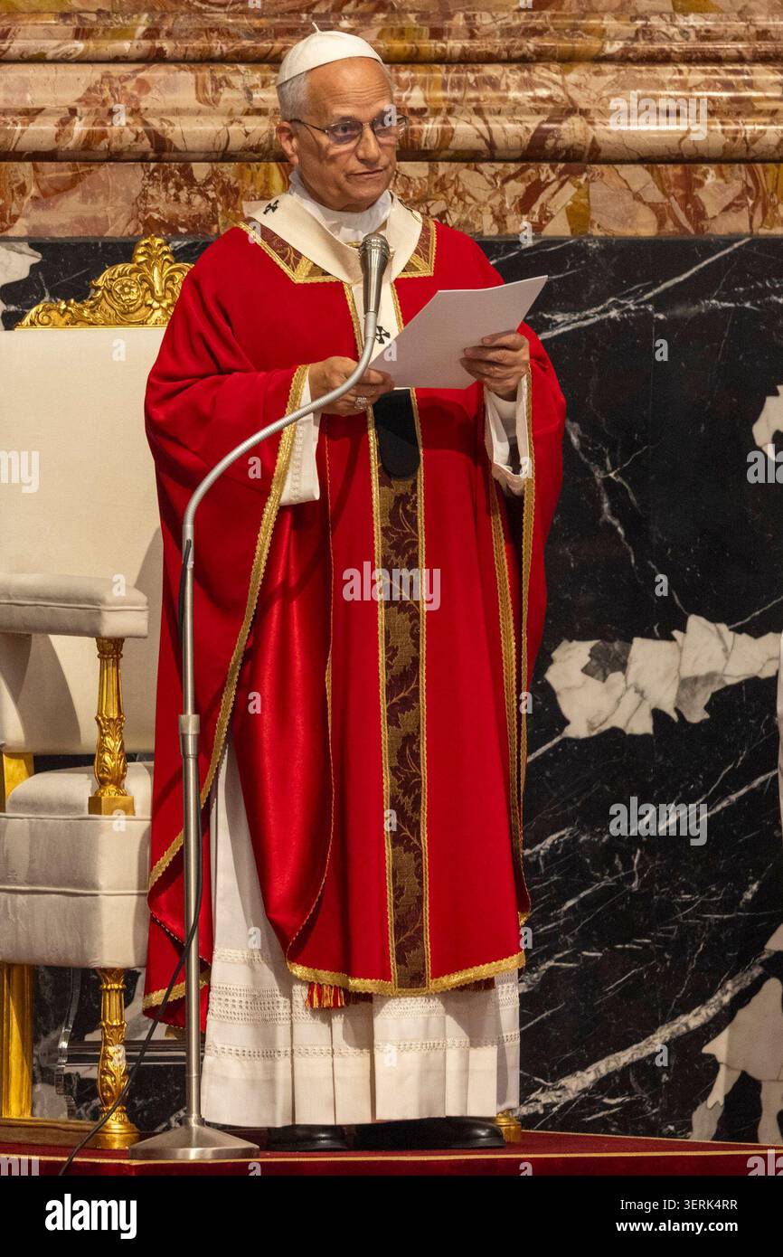 IPA85831898 - Italy, Rome, Vatican, June 18, 2026. Pope Leo XIV attends ...