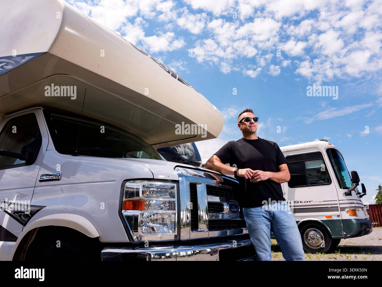 Michael McNaught, President and CEO of RVezy Ottawa, is seen with his ...