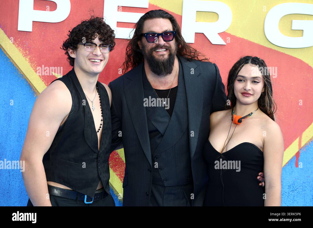 London, UK, 18th June 2026, Jason Momoa with his children Nakoa-Wolf ...