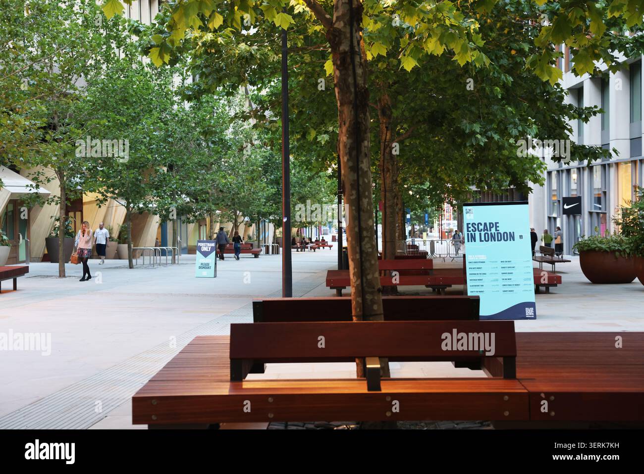 Kings Boulevard at Kings Cross, opened up as the new Google landscaper ...