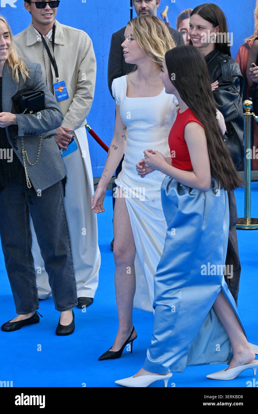 Milly Alcock and Eve Ridley walk the red carpet.Credit: Nils Jorgensen ...