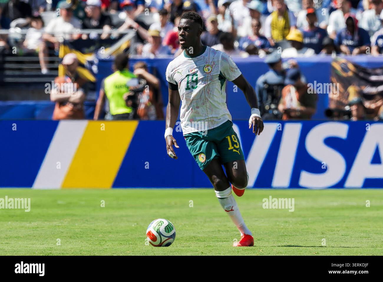 Moussa Niakhate of Senegal in action during the FIFA World Cup 2026 ...
