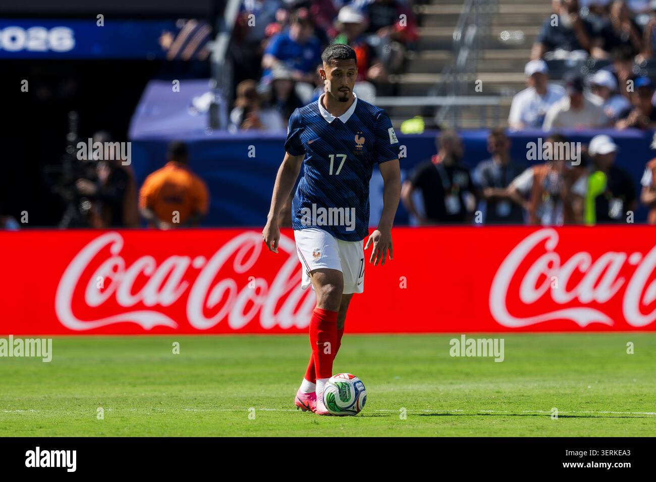 William Saliba of France in action during the FIFA World Cup 2026 Group ...