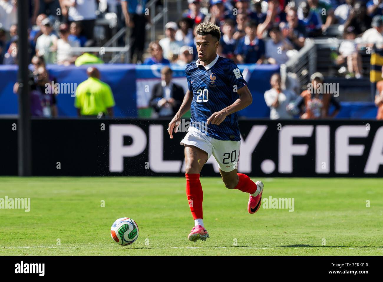 Desire Doue of France in action during the FIFA World Cup 2026 Group I ...
