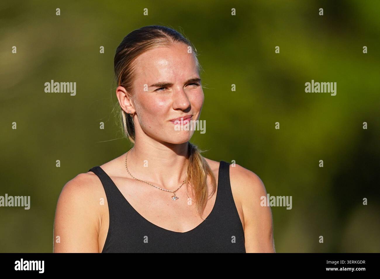 Marleen MULLA of Estonia competes in the Women Pole Jump Event during ...