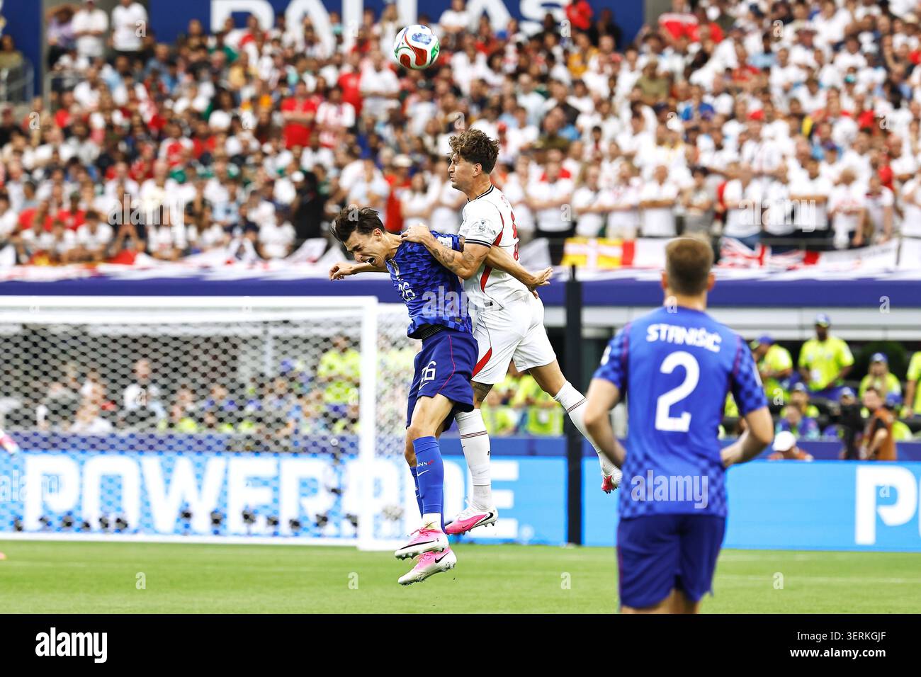 (L-R) Peter Musa (CRO), John Stones (ENG), JUNE 17, 2026 - Football ...