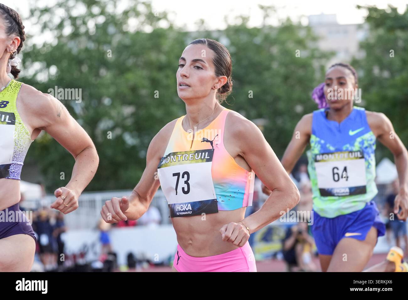 Charlotte DUMAS of France competes in the Women 800m event during the ...