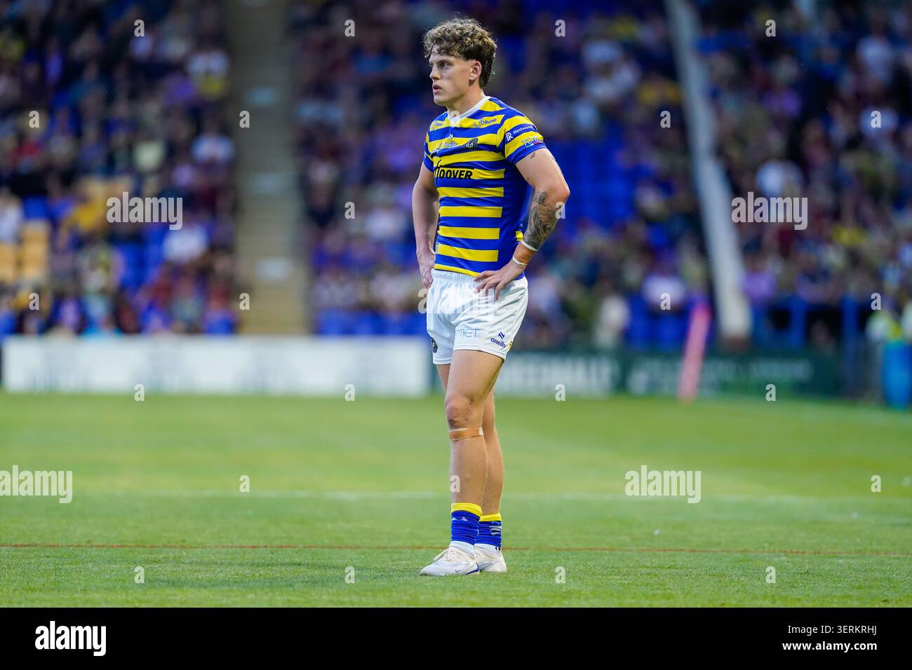 WARRINGTON, ENGLAND - June 18: Arron Lindop of Warrington during the ...