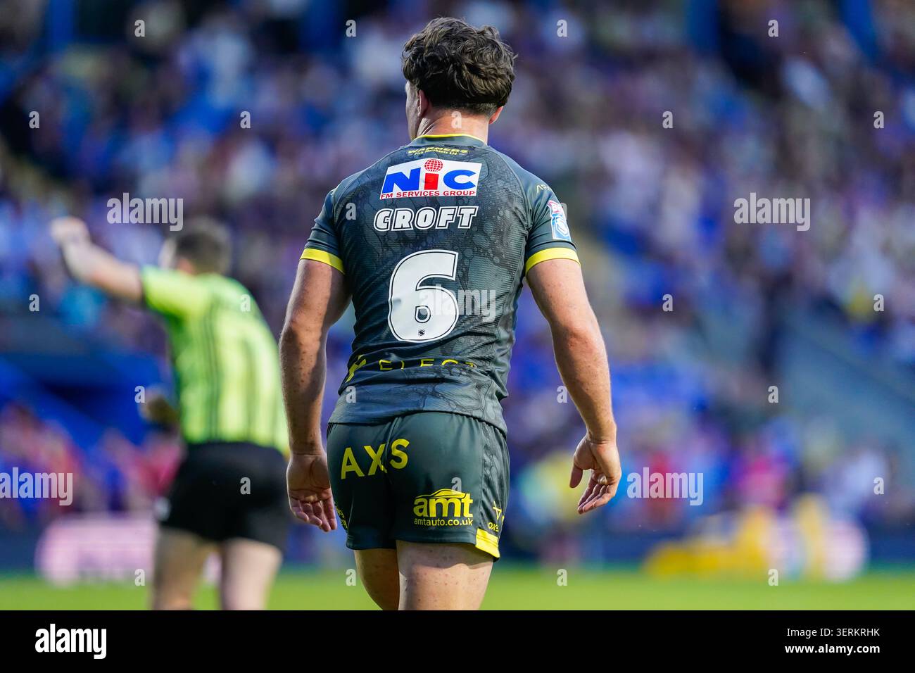 WARRINGTON, ENGLAND - June 18: Brodie Croft of Leeds during the Betfred ...