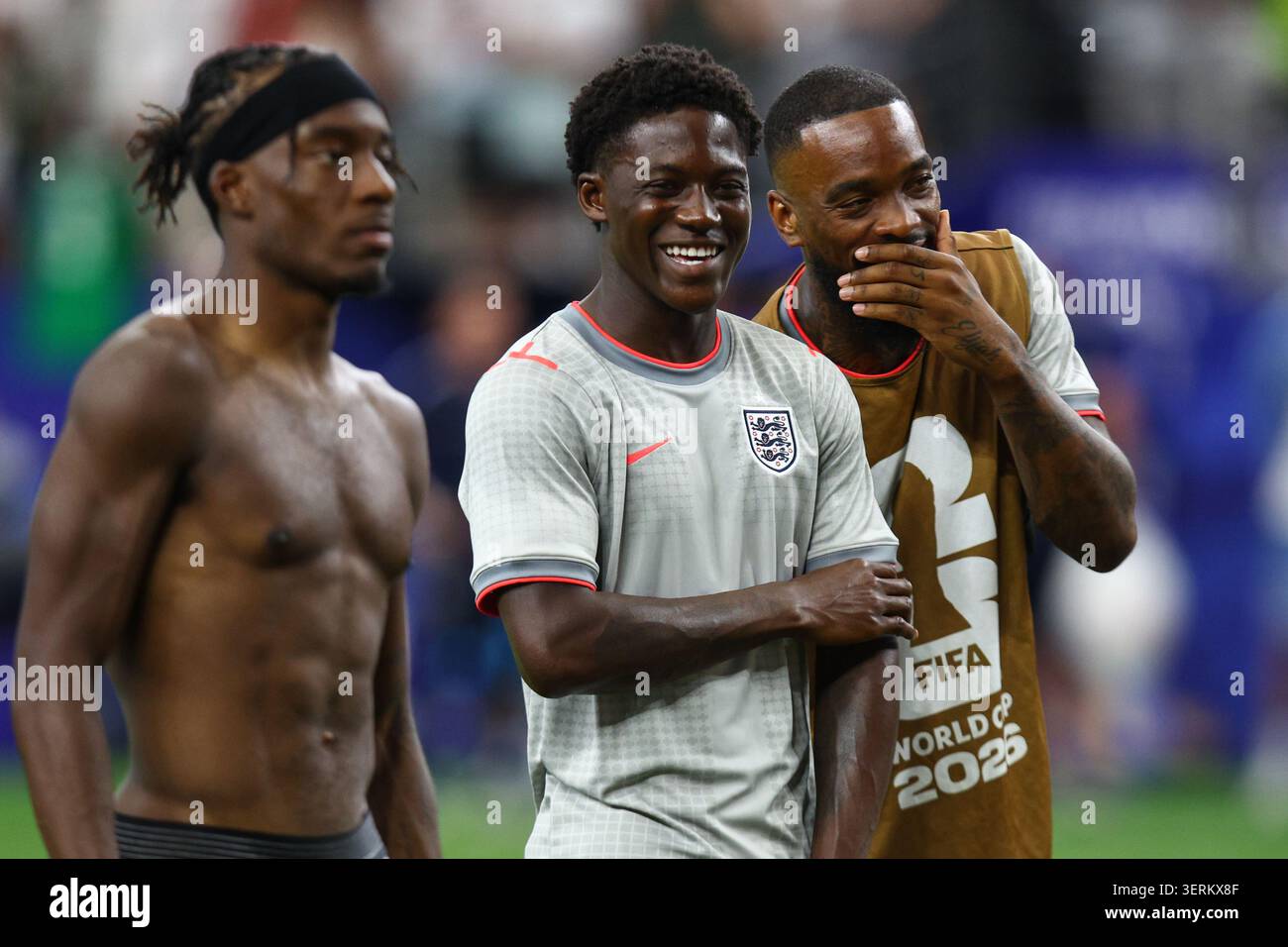 DALLAS, USA - 17th June 2026: Kobbie Mainoo and Ivan Toney of England ...