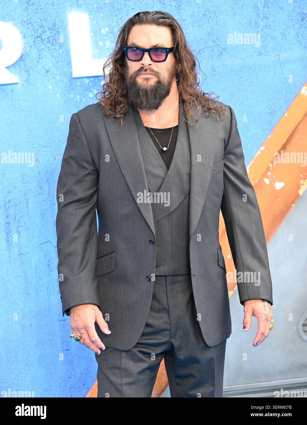 LONDON, ENGLAND - JUNE 18 2026: Jason Momoa attends the "Supergirl" UK ...