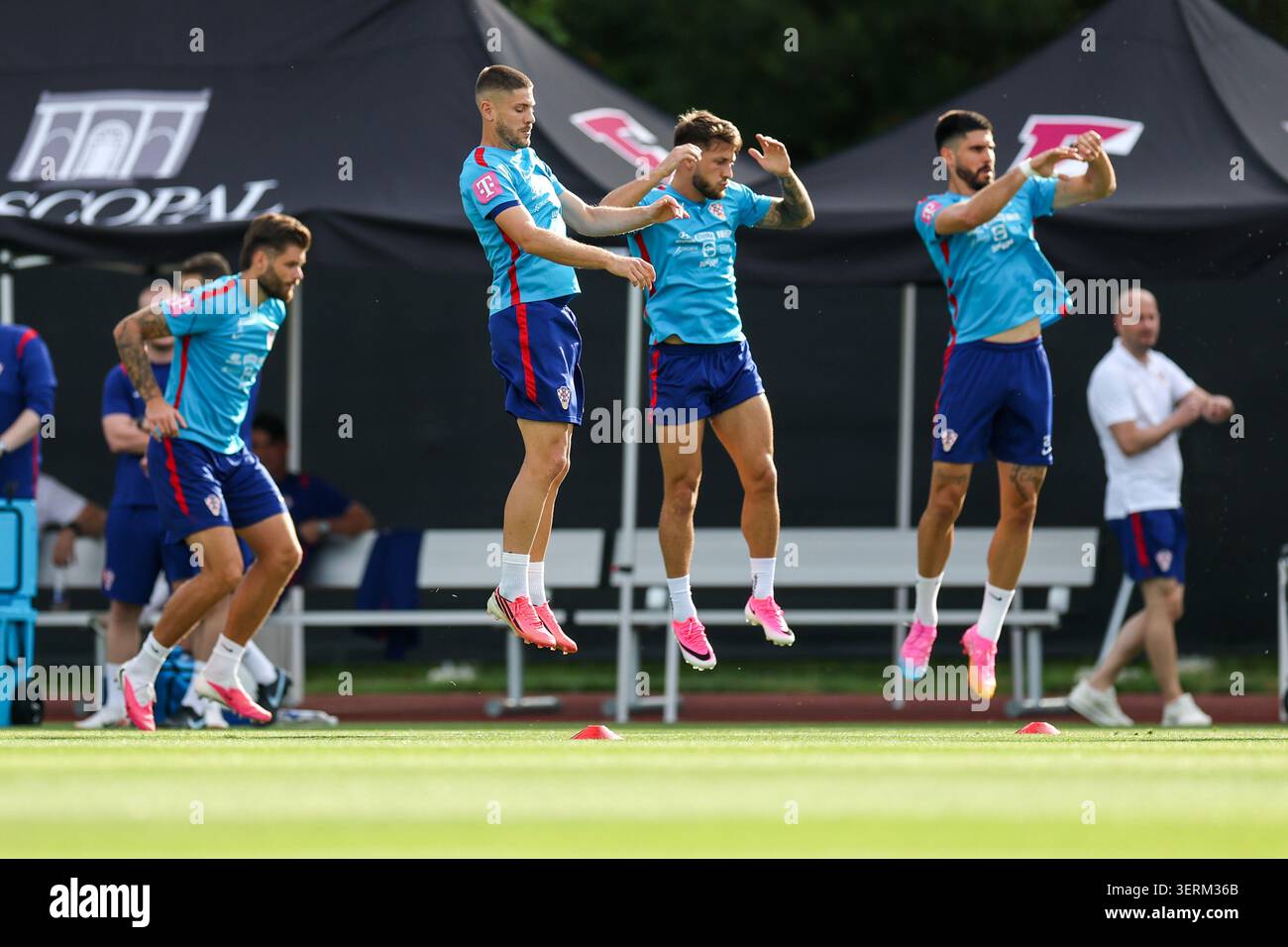 Duje Caleta Car, Andrej Kramaric, Marco Pasalic and Martin Erlic of ...