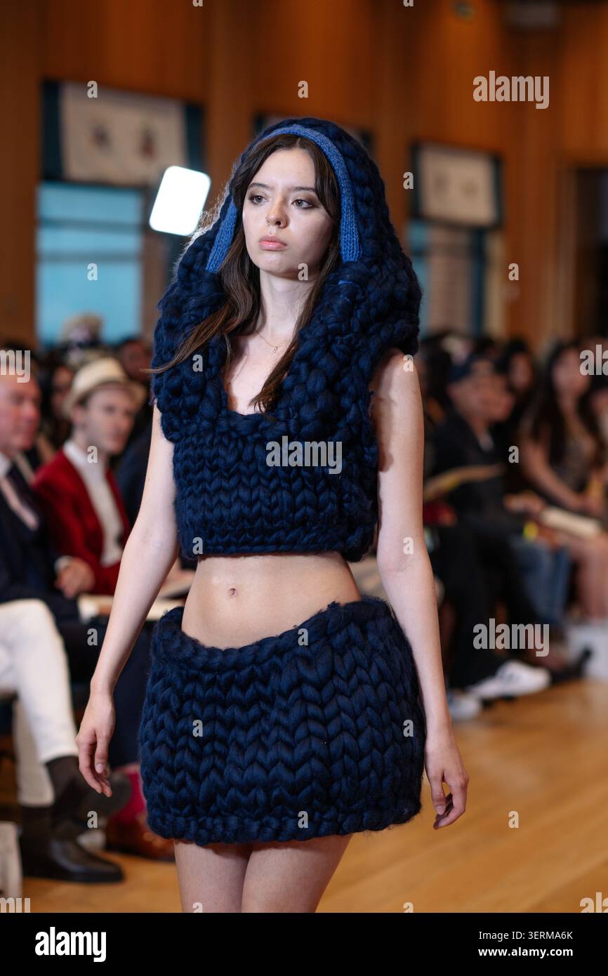 London, UK. 18th March 2026. JCA Academy Graduate Runway Show at ...