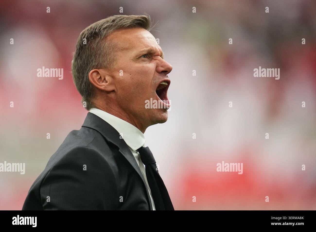 Canada head coach Jesse Marsch celebrates his team's victory in the ...