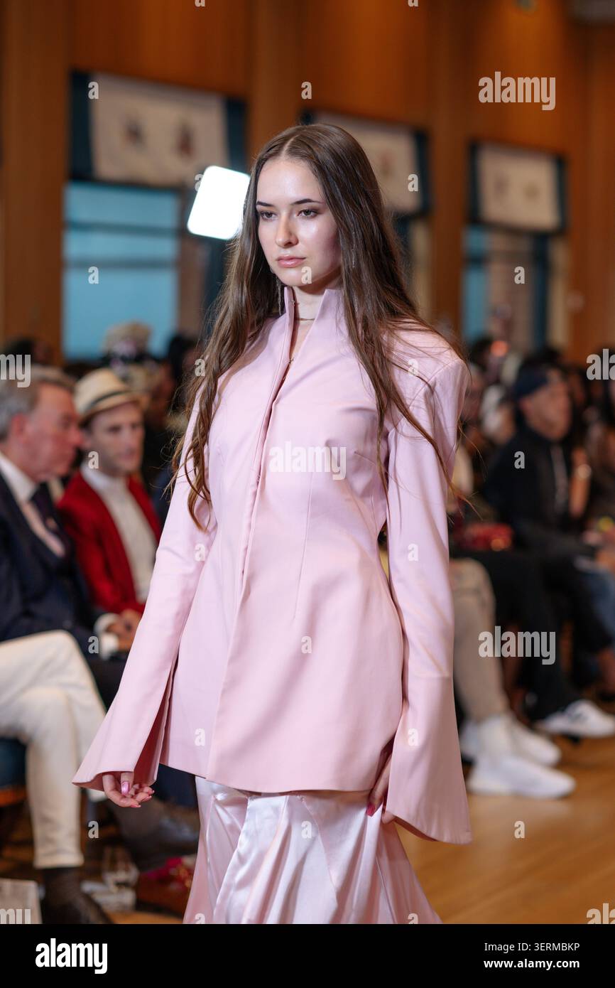 London, UK. 18th March 2026. JCA Academy Graduate Runway Show at ...