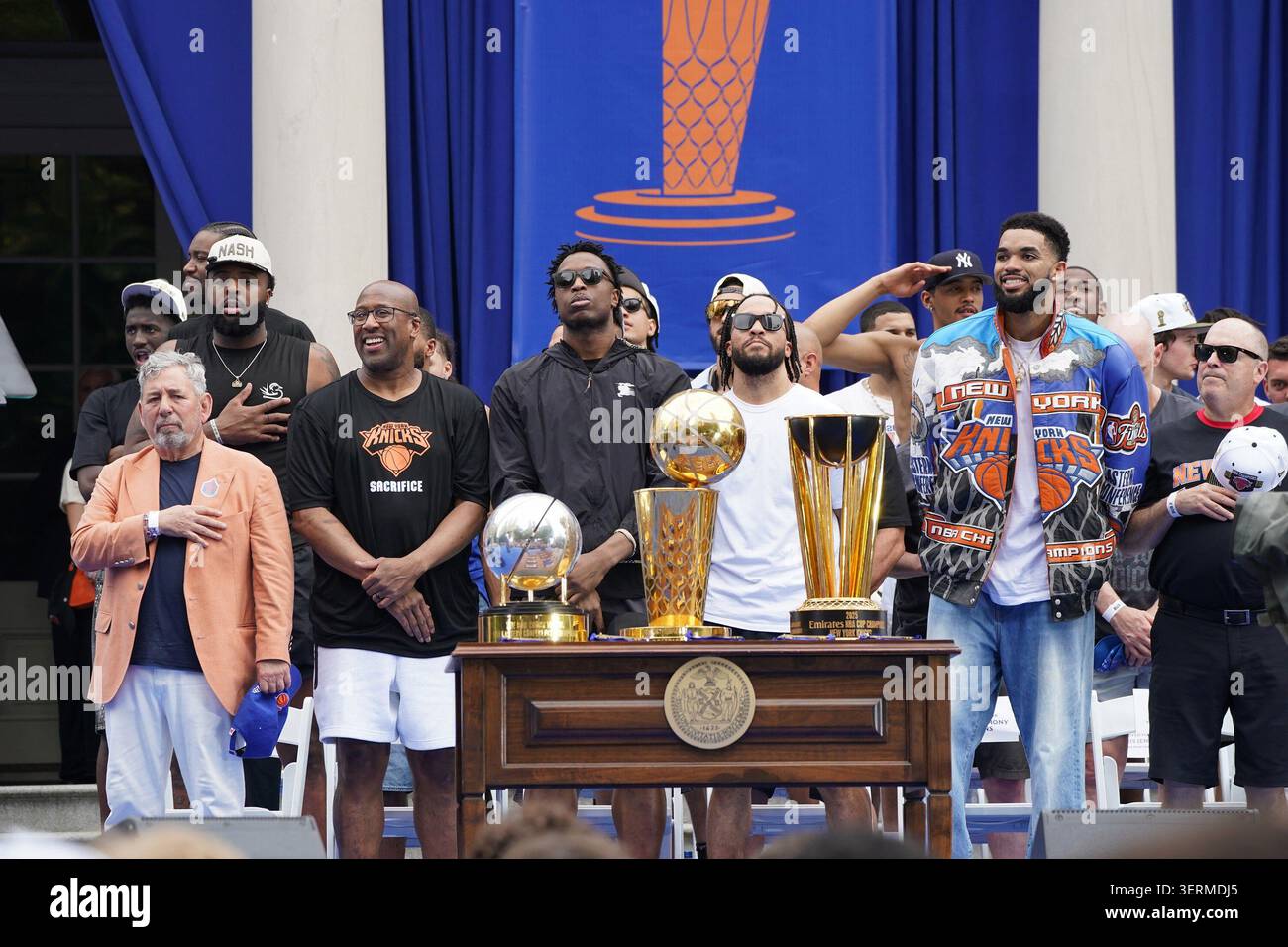 James Dolan, Mike Brown, OG Anunoby, Jalen Brunson, Karl-Anthony Towns ...