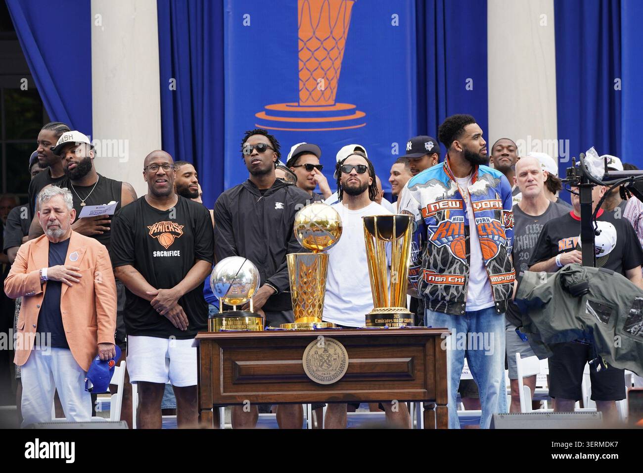 James Dolan, Mike Brown, OG Anunoby, Jalen Brunson, Karl-Anthony Towns ...