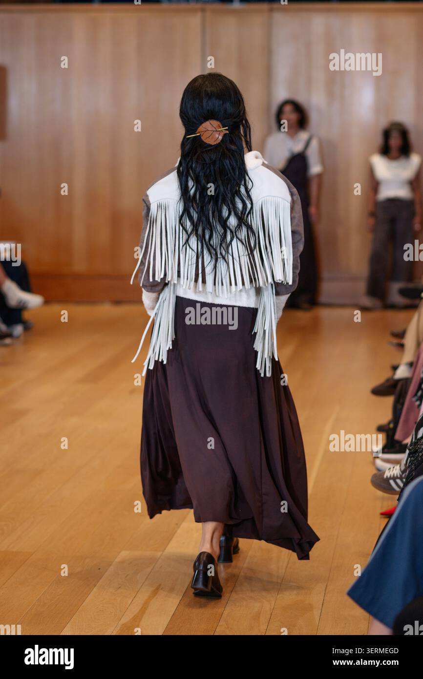 London, UK. 18th March 2026. JCA Academy Graduate Runway Show at ...
