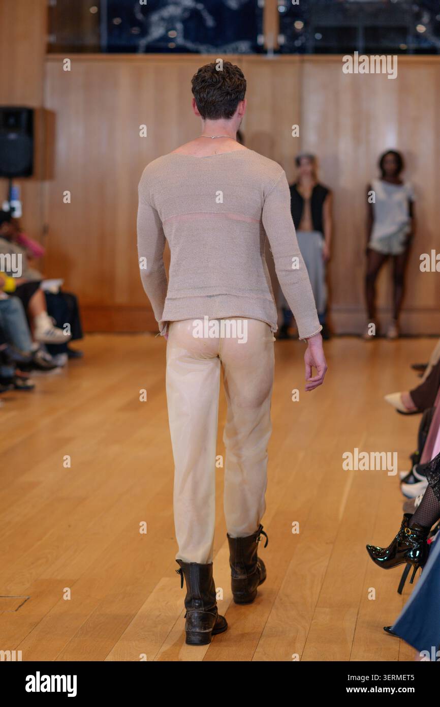 London, UK. 18th March 2026. JCA Academy Graduate Runway Show at ...