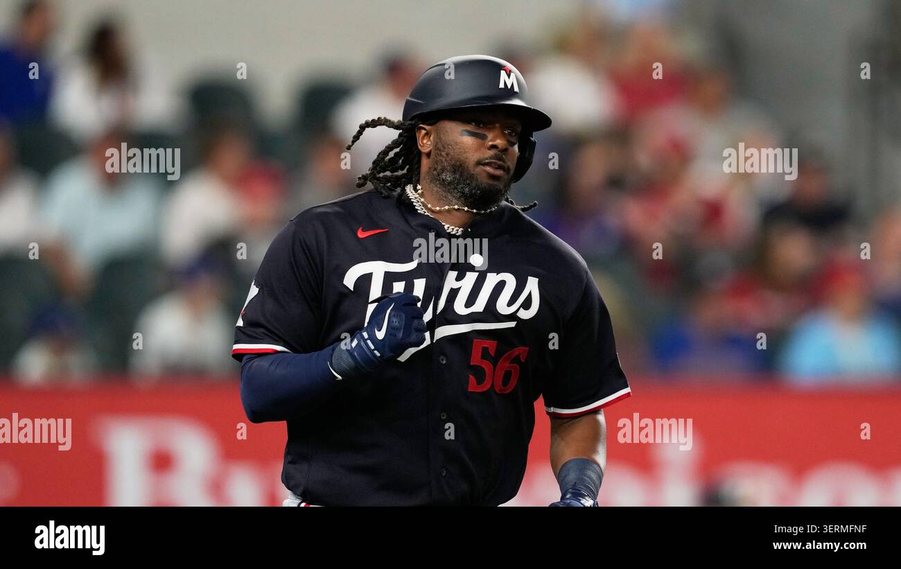 Minnesota Twins' Josh Bell rounds the bases after hitting a three-run ...