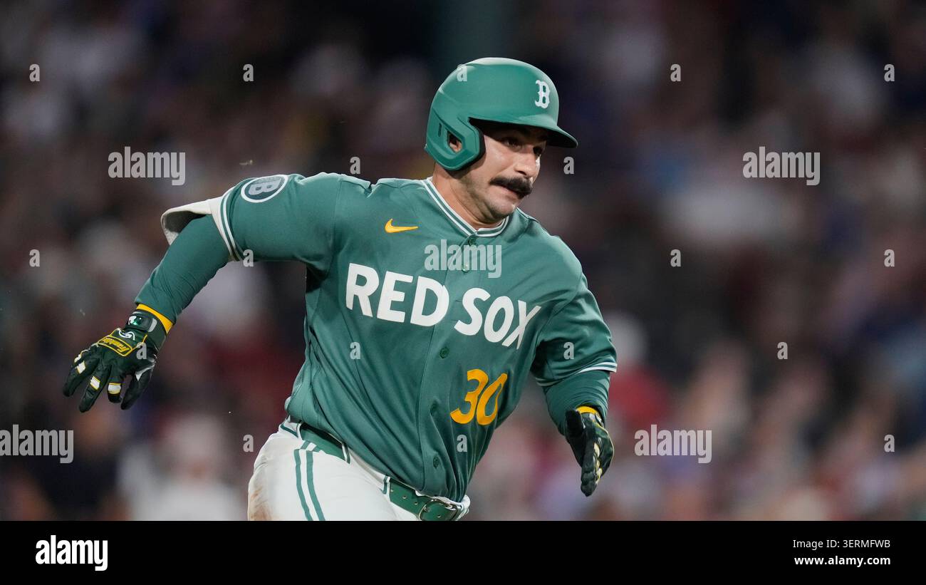 Boston Red Sox's Mickey Gasper during a baseball game, Friday, June 12 ...